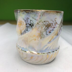Vintage Fine Porcelain Lusterware Tea Cup With Gorgeous Coloring and ...