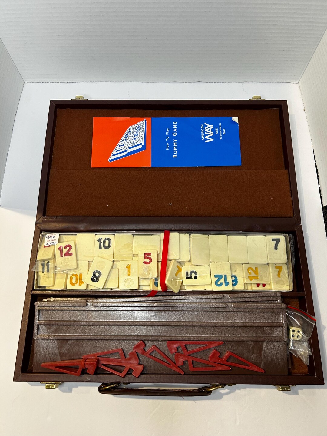 Vintage Old Fashioned 70's Era Rummy American/international Game Set in ...