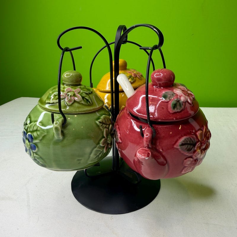 Tea Container Decorated - Etsy