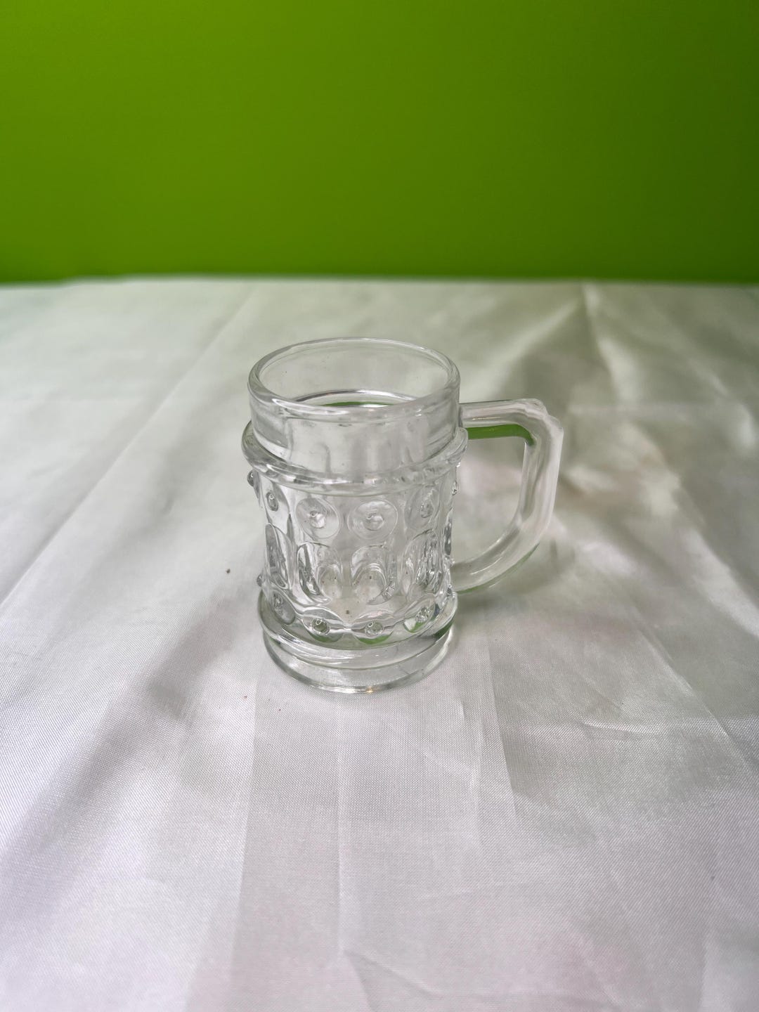 Vintage Clear Glass Mini Beer Stein - Etsy