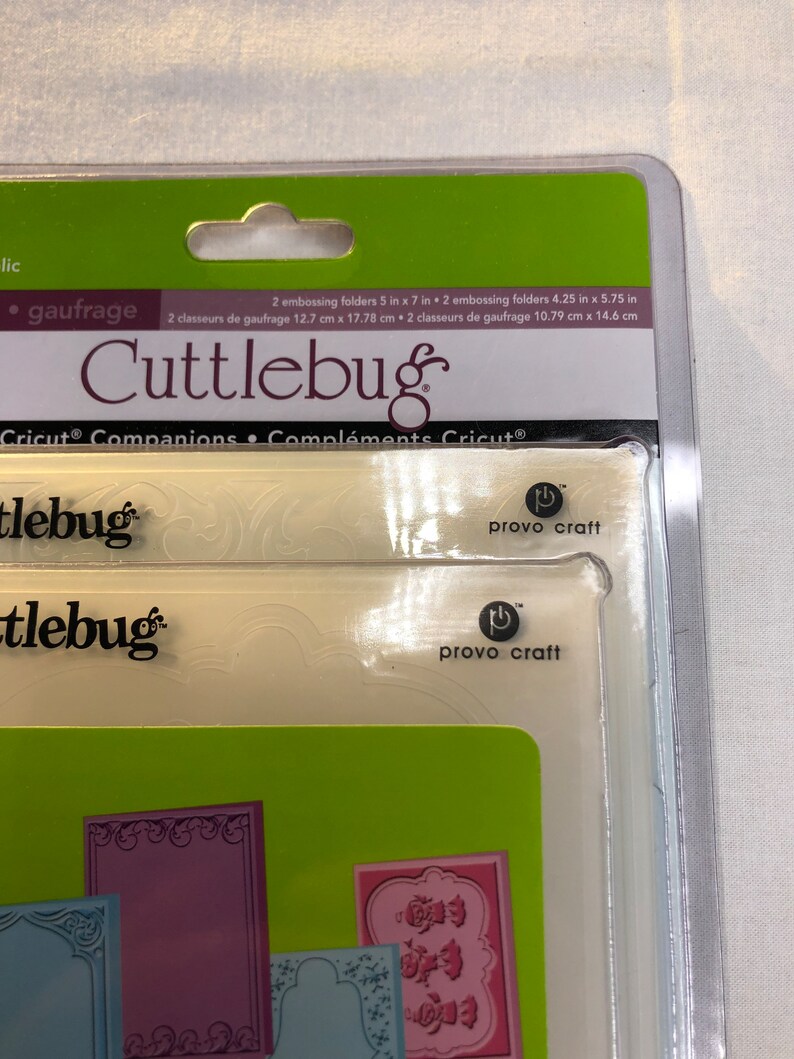 Cricut Cuttlebug Embossing Folders New in Packaging Winter - Etsy