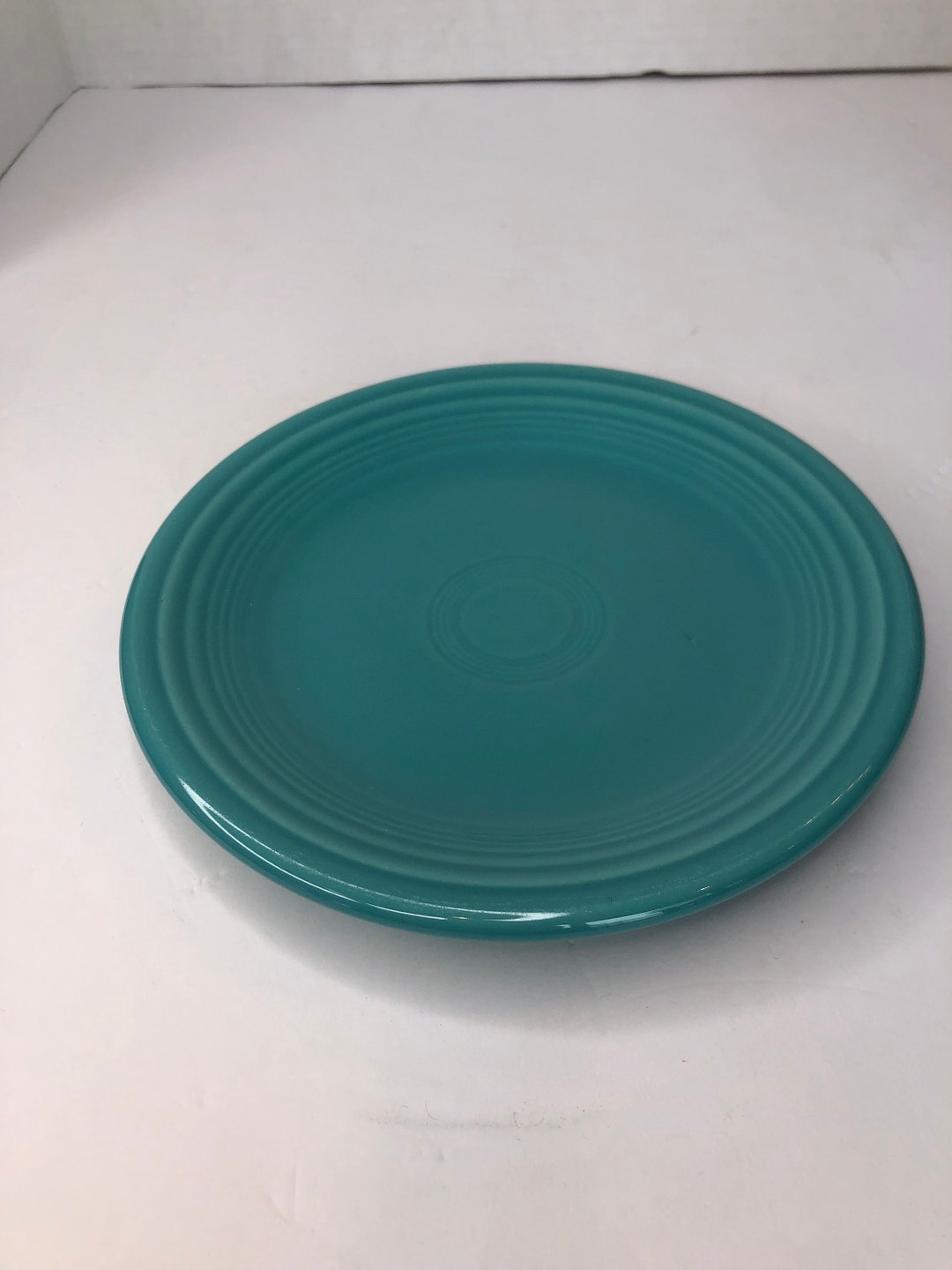 Vintage HLC Fiesta Ware 7.25" Classic Salad Plate Lead Free Turquoise ...