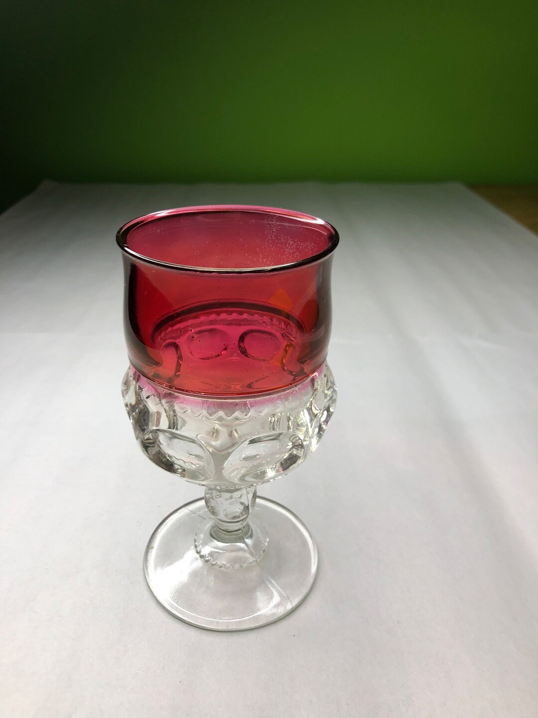 Vintage Kings Crown Ruby Flash by Tiffin-franciscan Wine Glass - Etsy