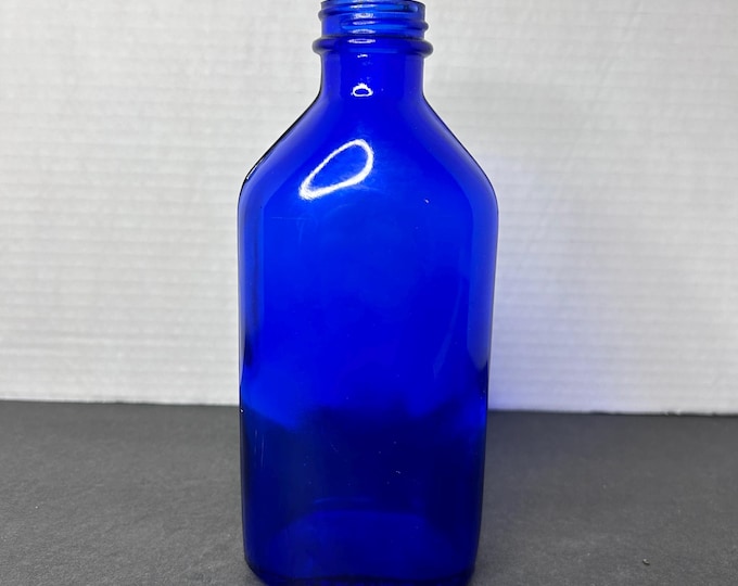 Vintage Genuine Phillips USA Cobalt Blue Glass 24oz Bottle - Etsy