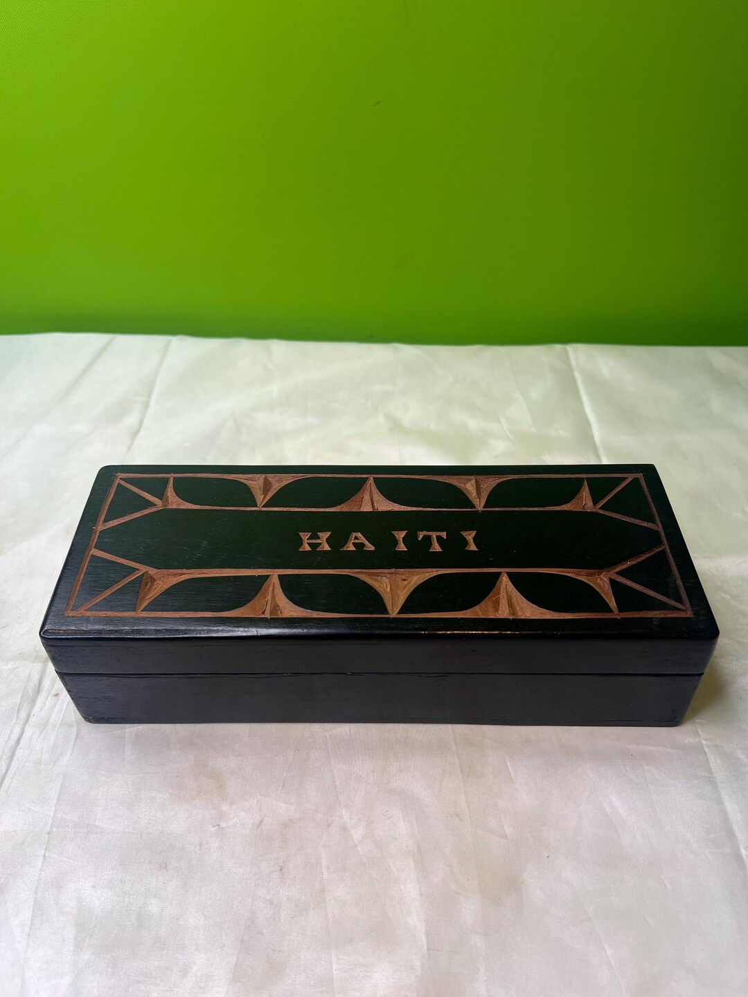 Vintage Souvenir Keepsake Box Haiti Hand Carved Wooden Jewelry Box - Etsy