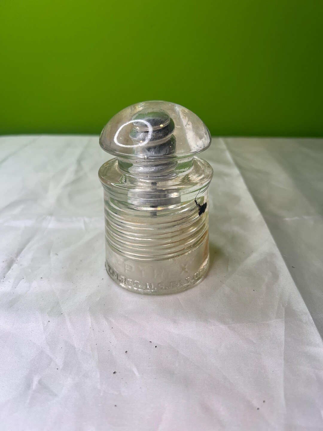 Vintage Pyrex Clear Glass Insulator ~ Made in USA - Etsy
