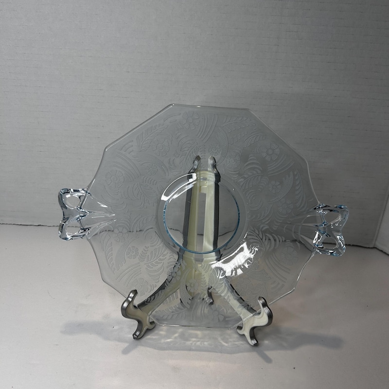 Blue Glass Side Plates - Etsy