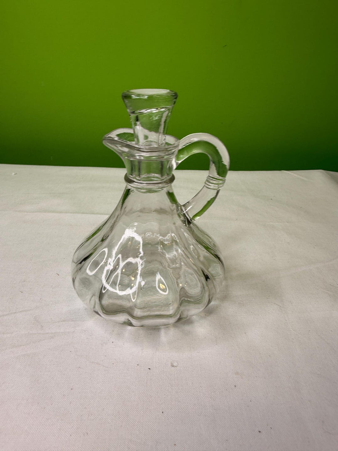 Vintage Anchor Hocking Clear Glass Salad Cruet With Glass Stopper - Etsy