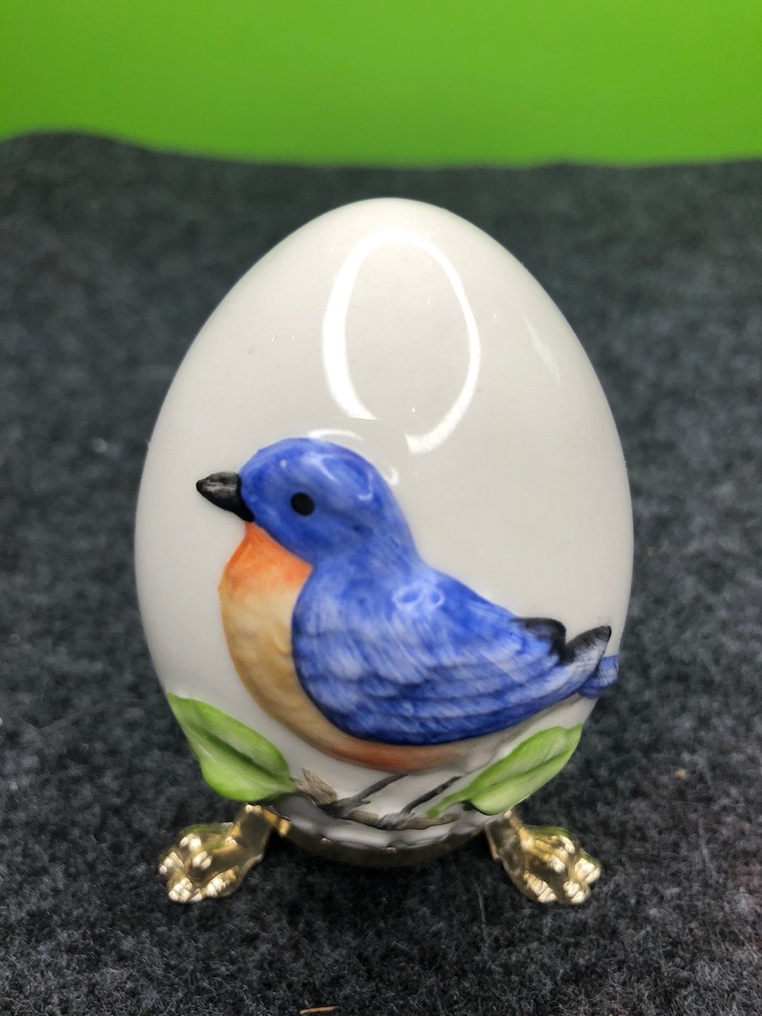 Vintage Goebel of W Germany Porcelain Annual Easter Egg 1988 Beautiful ...