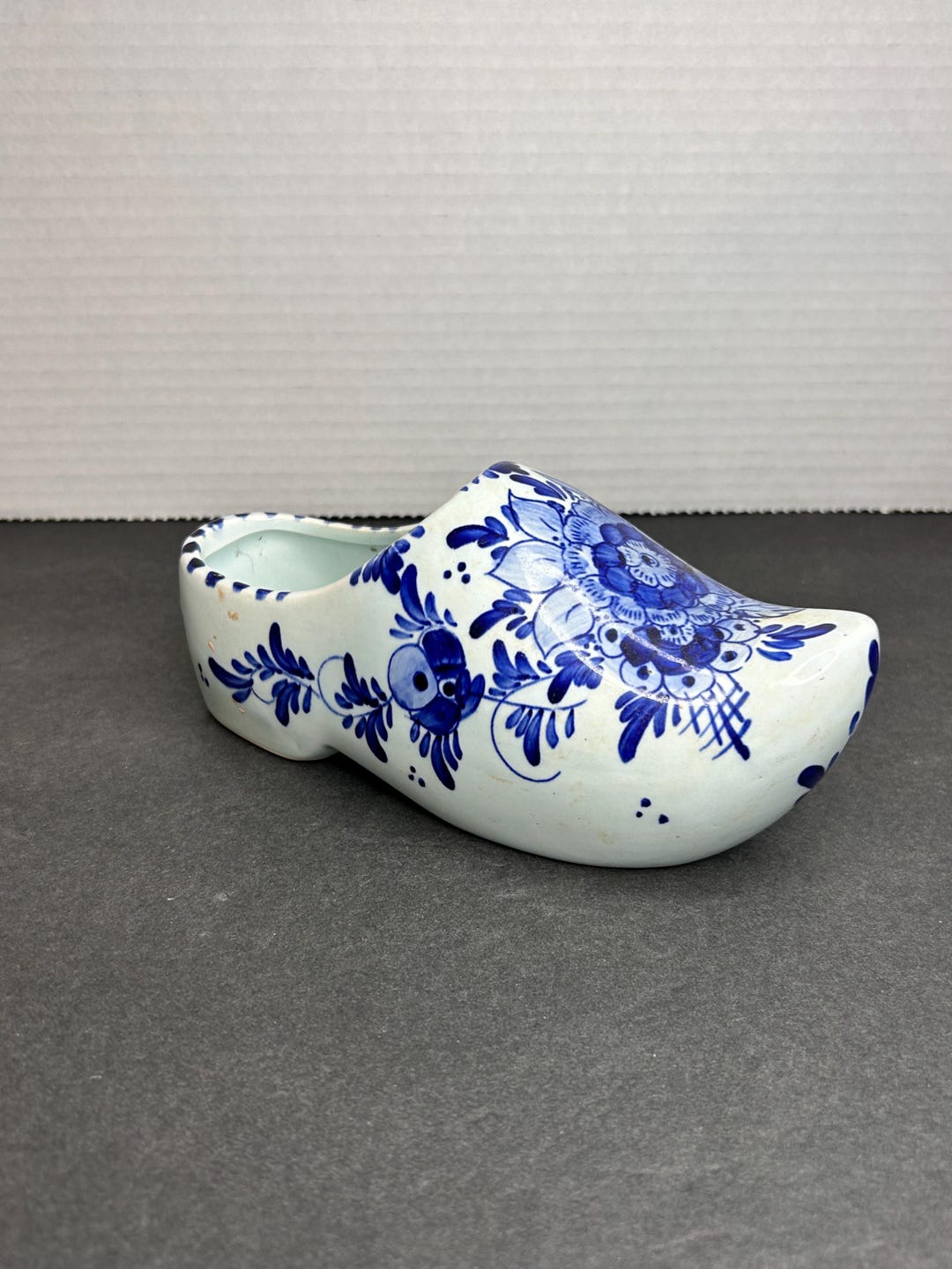 Vintage Ceramic Delft Blue on Baby Blue Dutch Clog Decor - Etsy