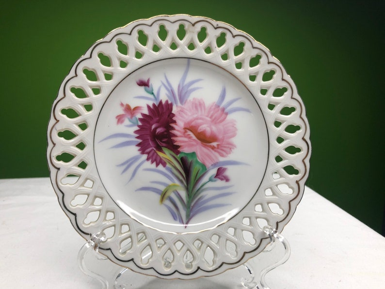 Vintage Fine Porcelain Lace Edge Plates From Occupied Japan - Etsy