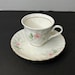 Vintage Hitkari Potteries Bone China India Miniature Pale Pink Flower ...