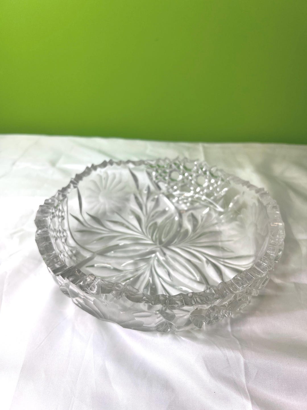 Vintage Beautiful Antique American Brilliant Period Large Round Cut ...
