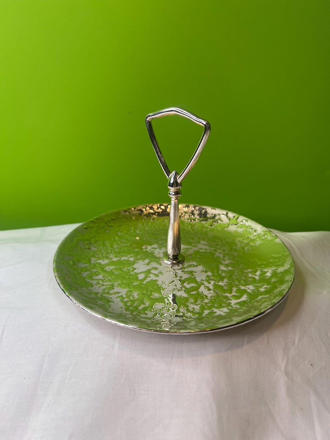 Vintage Weeping Silver Handled Serving Tray - Etsy