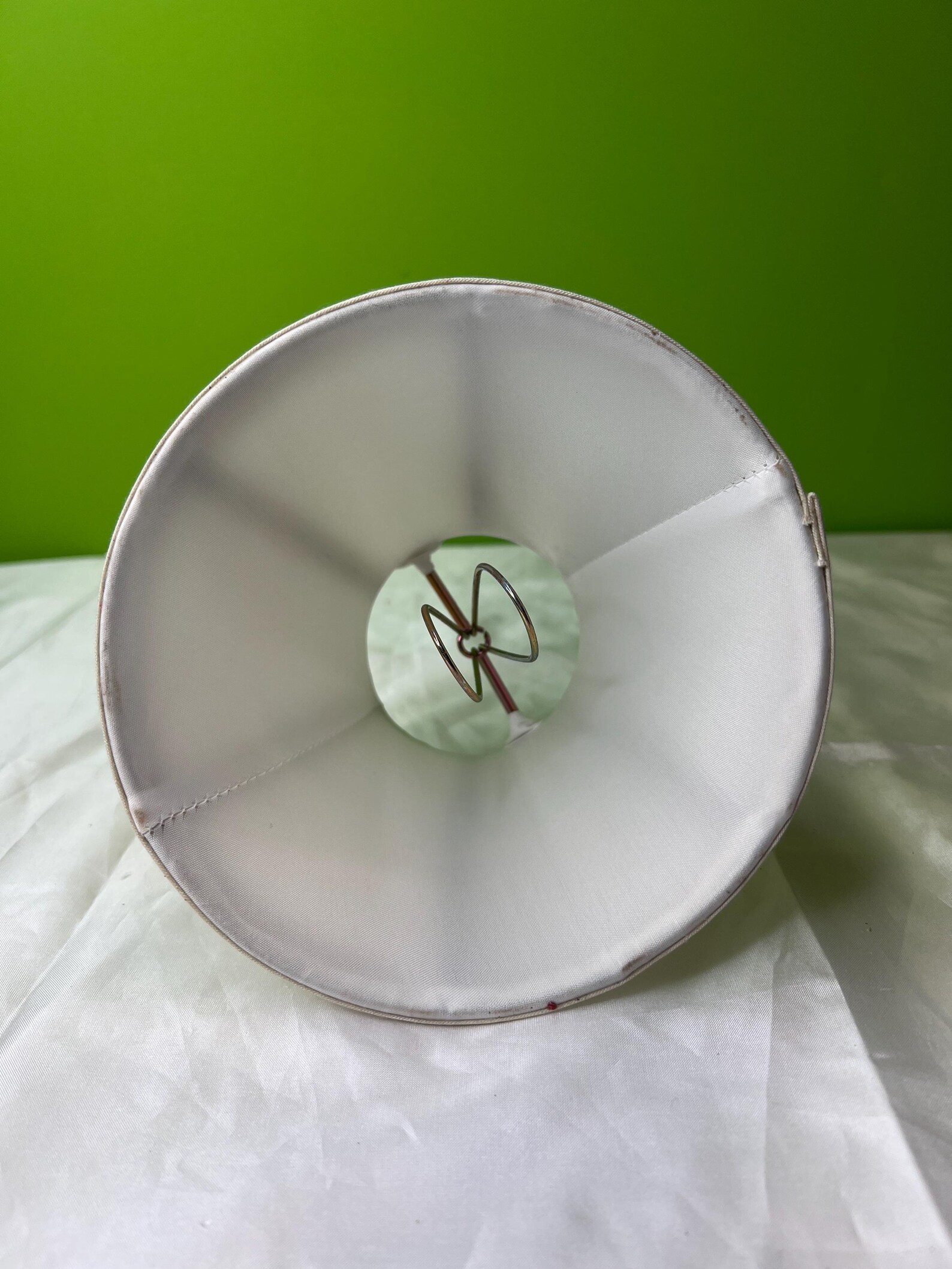 Bell Shaped Cloth and Wire Clip on Lamp Shade ~ off White Color - Etsy