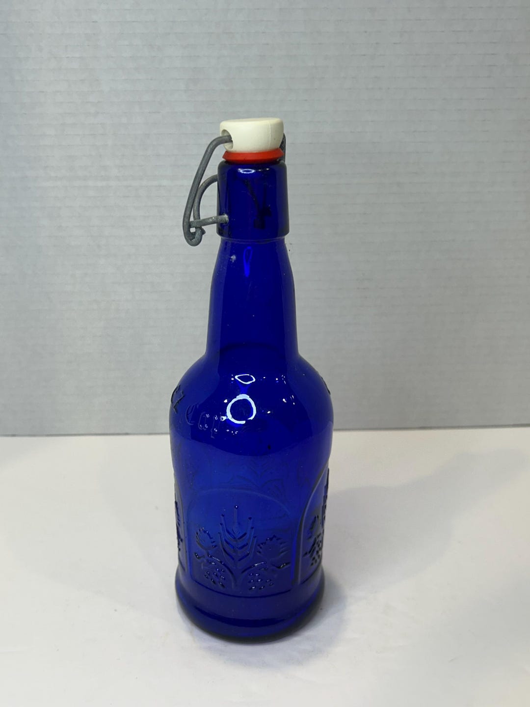 Vintage Cobalt Blue EZ Cap Glass Swing Top Beer Drink Bottle - Etsy