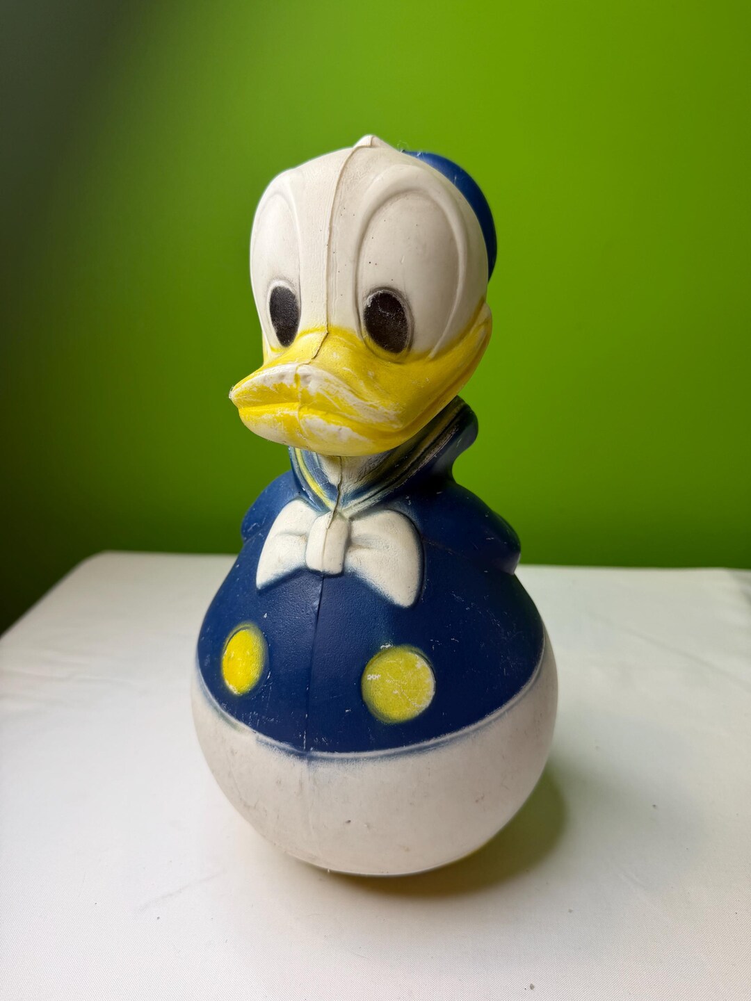 Vintage Roly Poly Walt Disney Donald Duck ~ Makes Musical Sounds ~ Lots ...