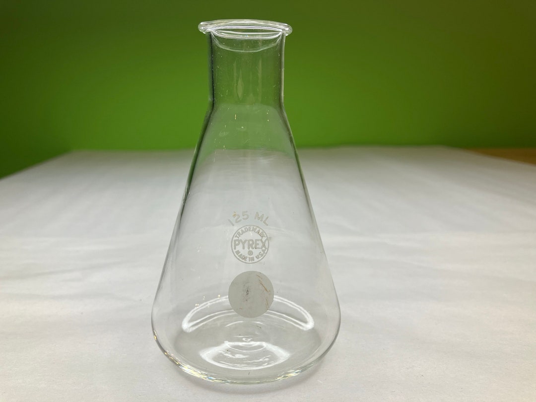 Vintage Pyrex Glass Laboratory Flask 125 Ml Rare Find - Etsy
