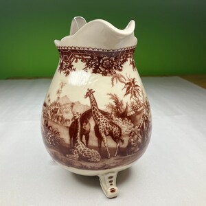 Vintage Antiche Riproduzioni Italian Fine Porcelain Pitcher Arabian ...