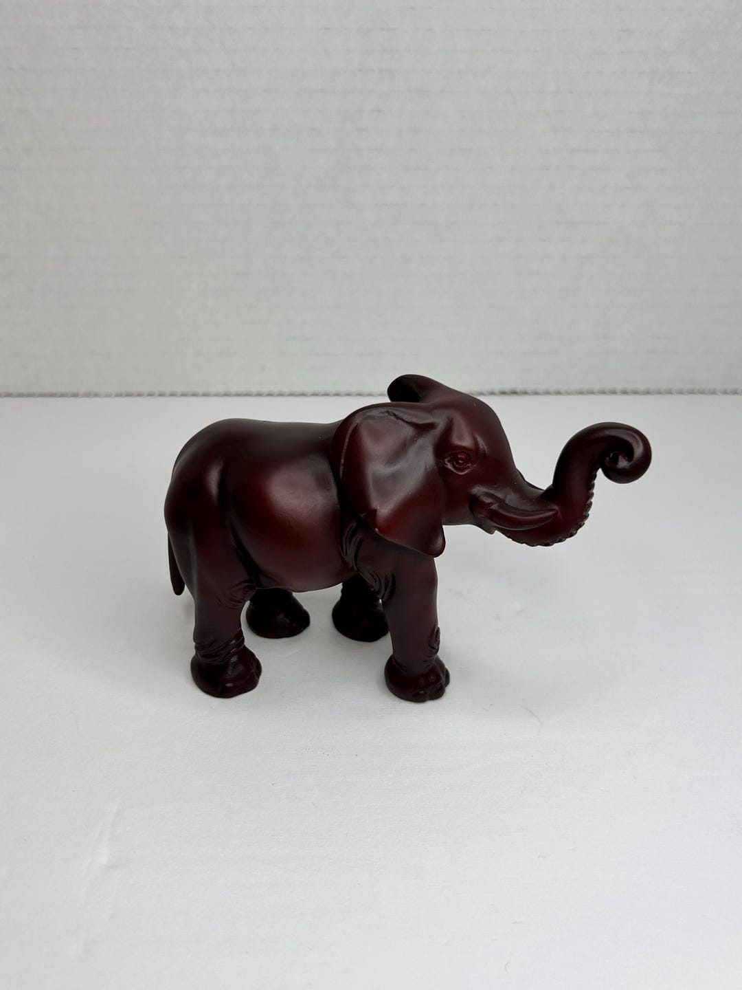 Vintage Lenox Princeton Gallery Leather Brown/red Elephant Figure - Etsy