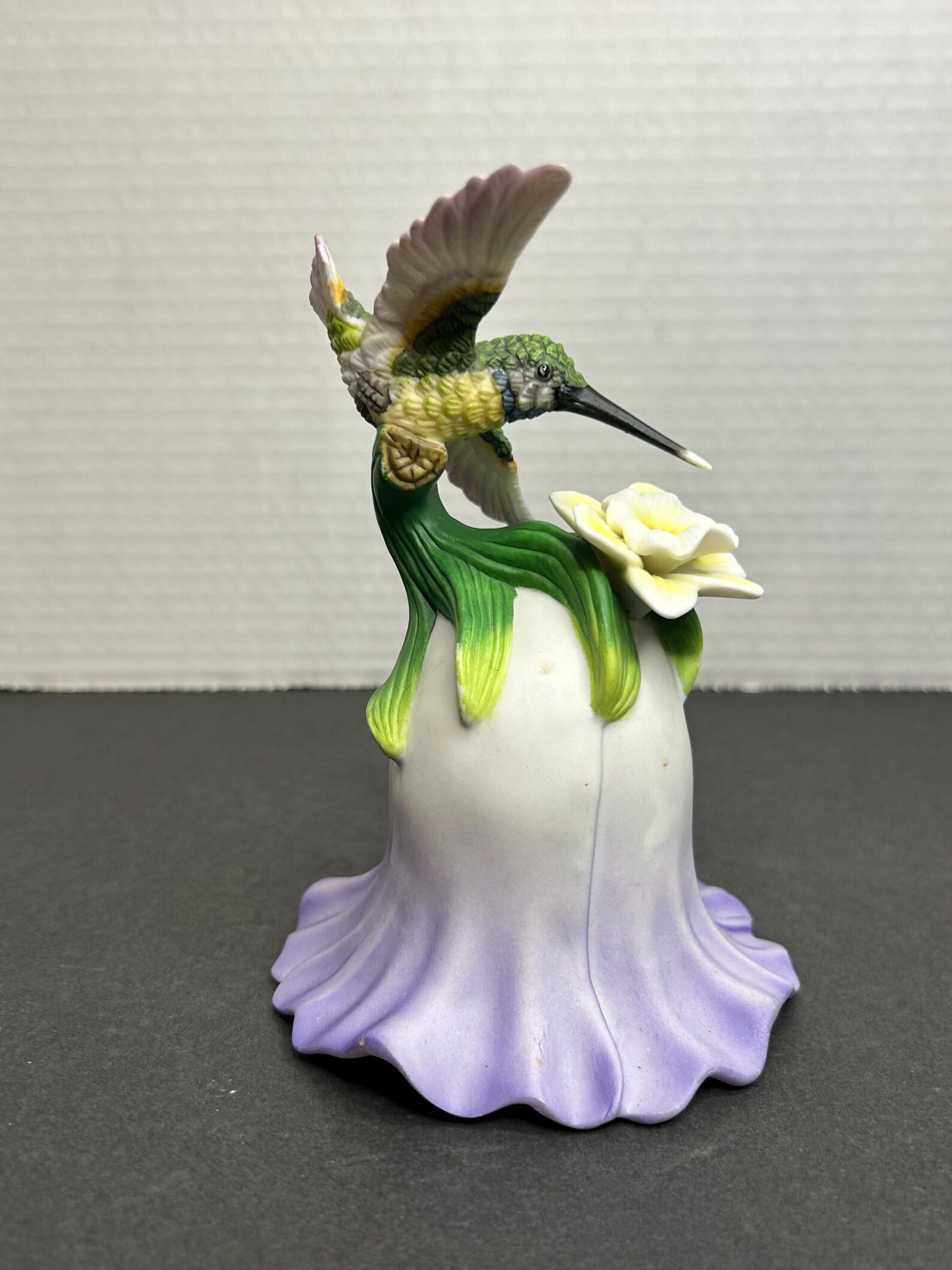 Vintage Avon 2000 Collectibles Sweet Green Hummingbird on Purple Flower ...