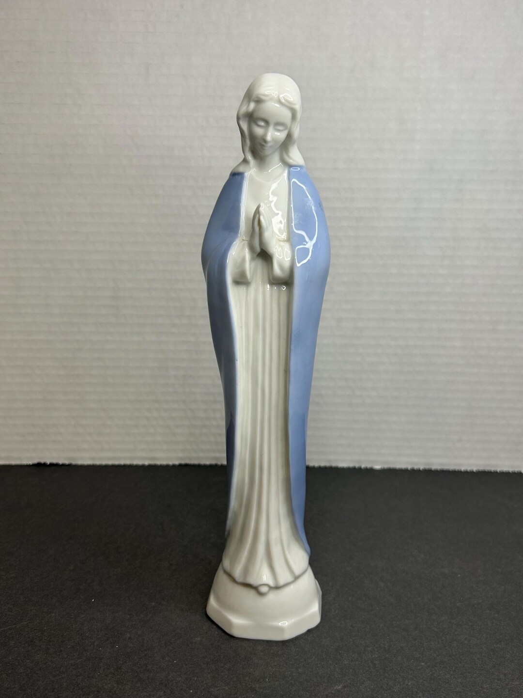 Vintage Lefton China Hand Painted Praying Mary Madonna Statue - Etsy