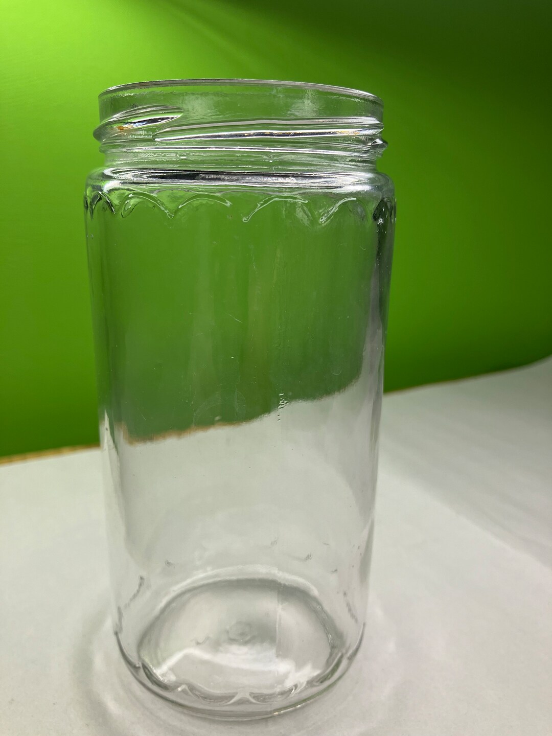 Vintage Hoosier Glass Kitchen Jar With Gorgeous Panel Design - Etsy
