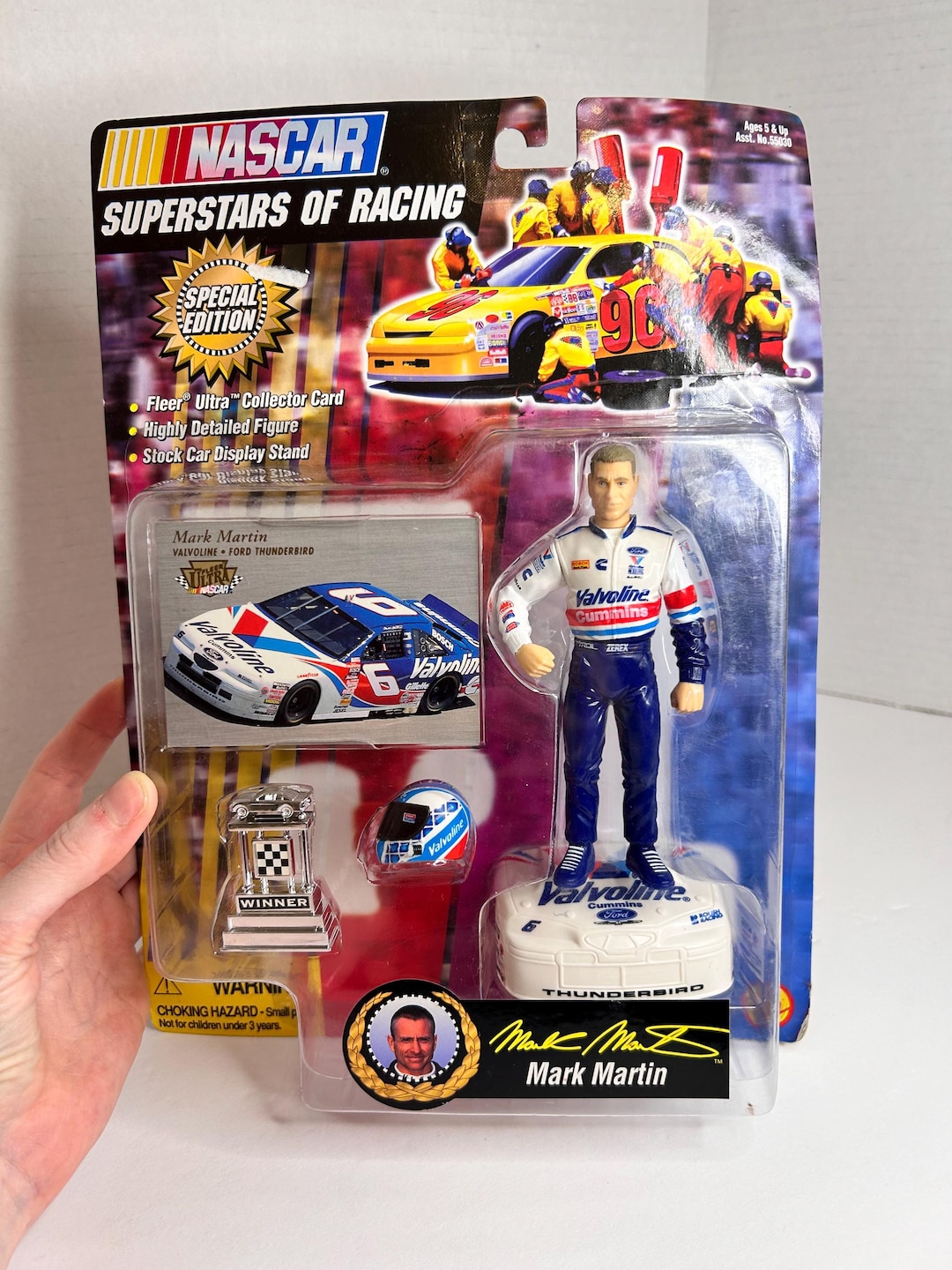 Vintage Mark Martin Collectible NASCAR Superstars of Racing Special ...