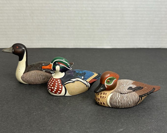 Vintage Avon Collector Duck Series 1984 Assorted Figurines - Etsy