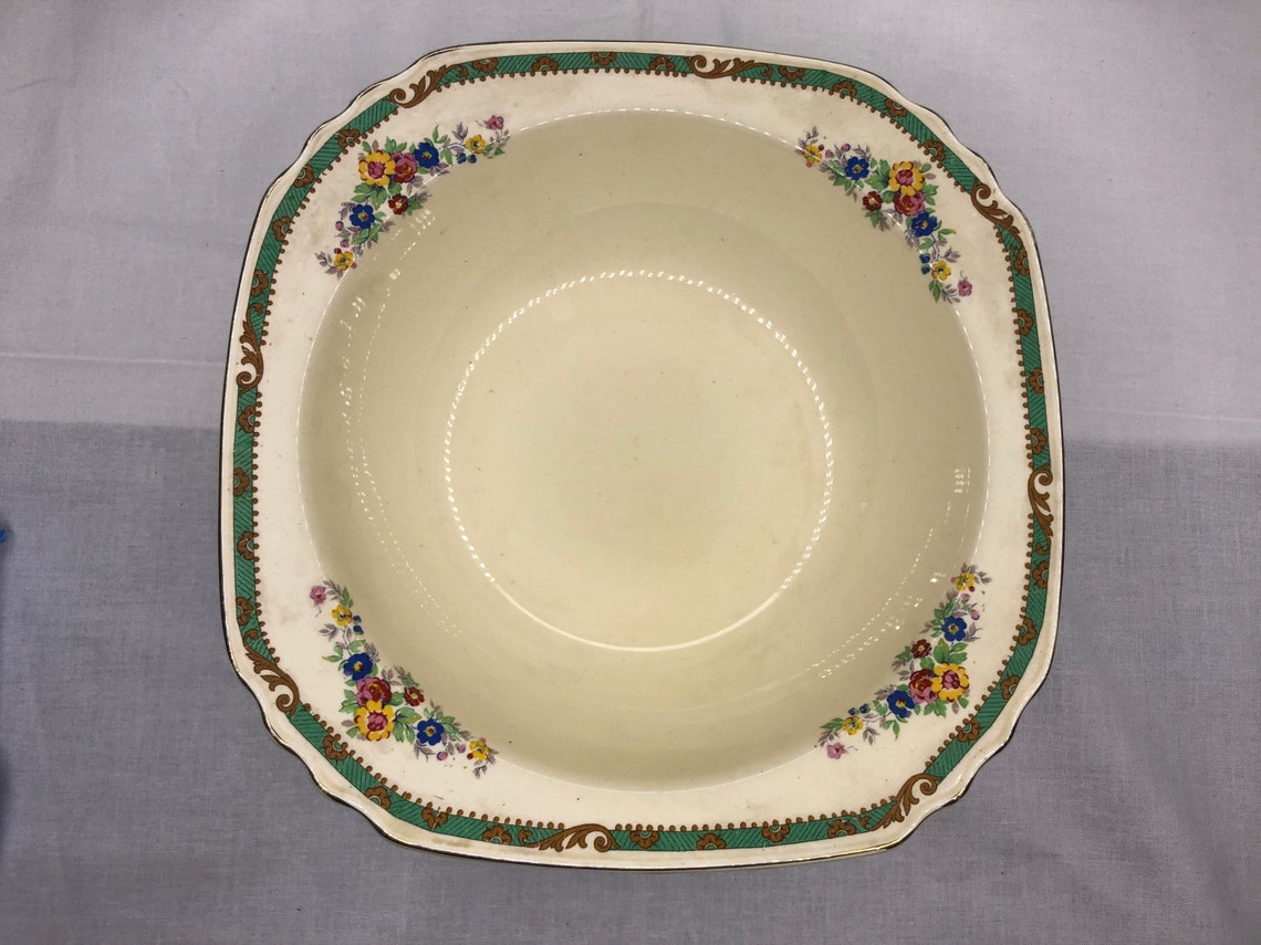 Vintage Enoch Wedgwood and Co Unicorn Mark Douglas 8 1/2 in Bowl ...