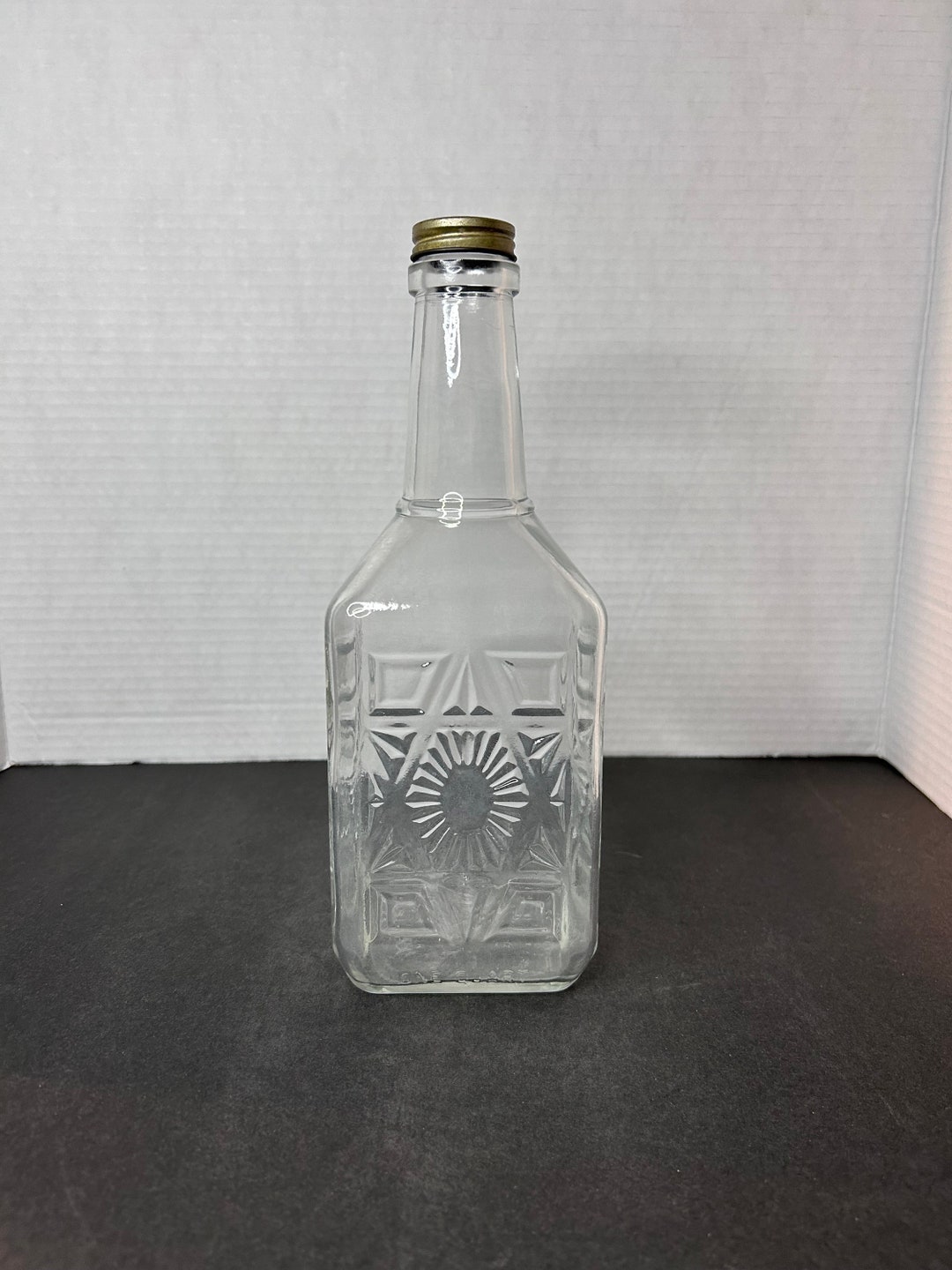 Vintage One Quart Imprinted Glass Manischewitz Empty Wine Bottle - Etsy