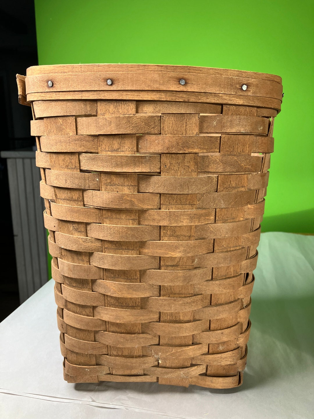 Vintage Longaberger Basket 1986 Signed Very Cool 12 in X 10 In - Etsy
