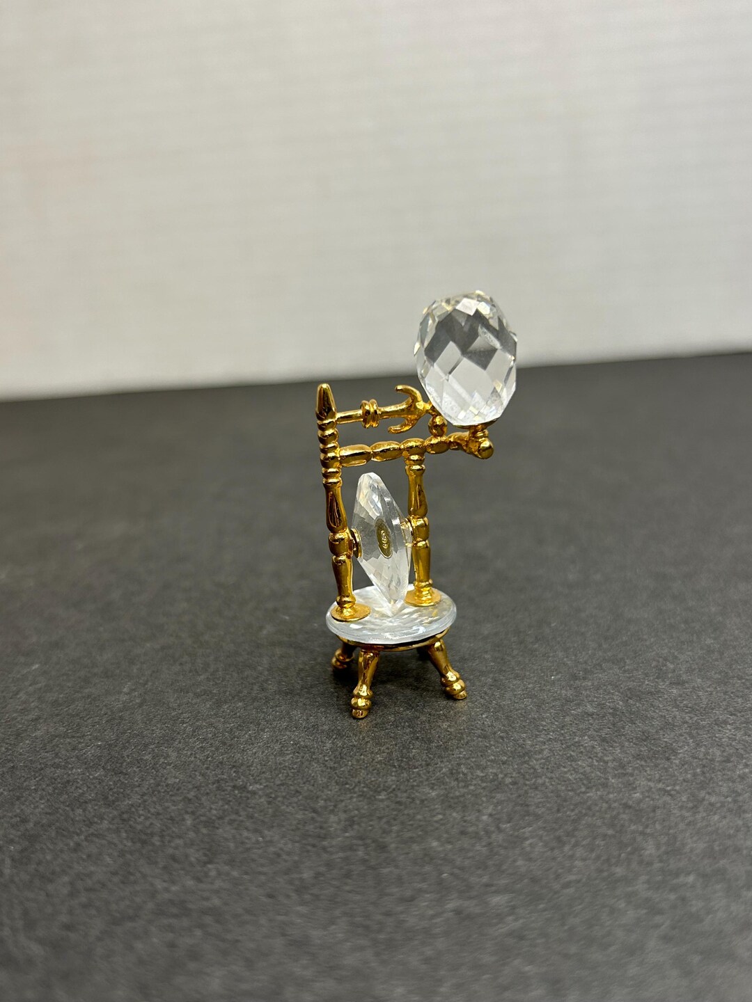 Vintage Swarovski Spinning Wheel Crystal Memories Trinket in Original ...