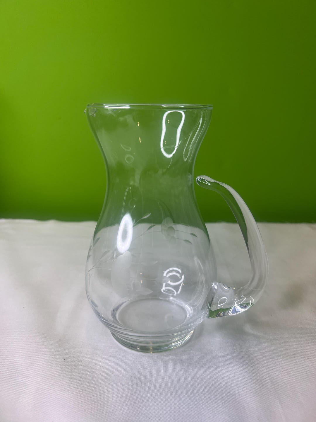 Vintage Princess House Heritage Crystal Small Pitcher - Water Pitcher ...