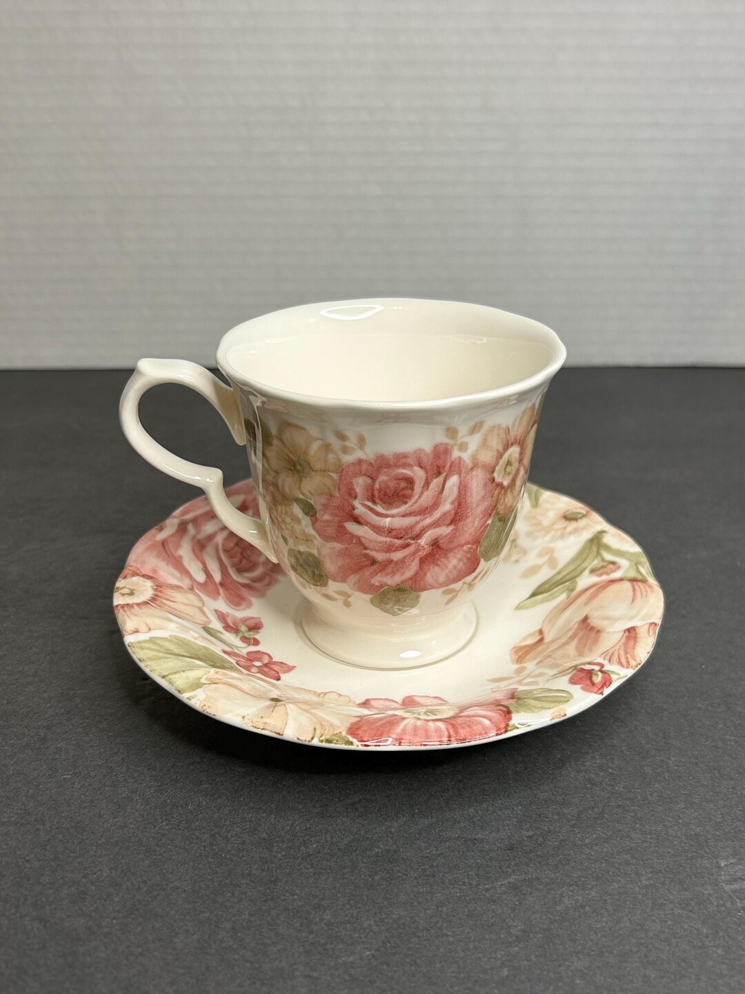 Vintage Nikko Tableware Japan Summer Glade Blossom Pink Rose Tea Cup ...