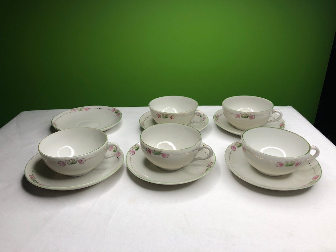 Vintage Fine China Tea Cup and Saucer Sets From Japan 5 Complete Sets ...