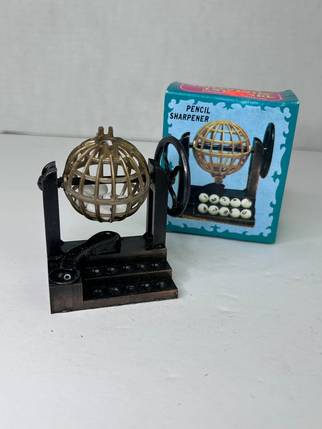 Vintage Die Cast Realistic Moving Old Time Bingo Machine Pencil ...