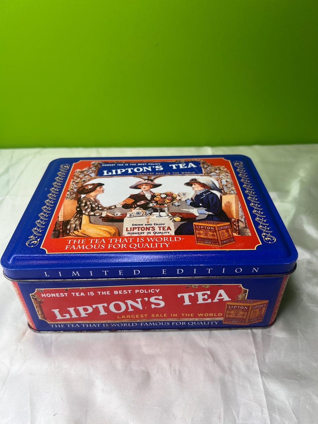 Vintage Lipton's Tea Limited Edition Nostalgic Collectible Tin Empty ...