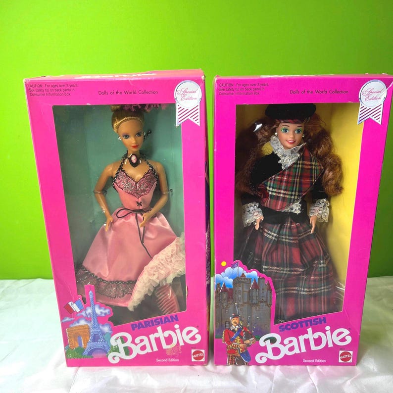 Vintage Choice of Barbies From the Dolls of the World Collecrion ...