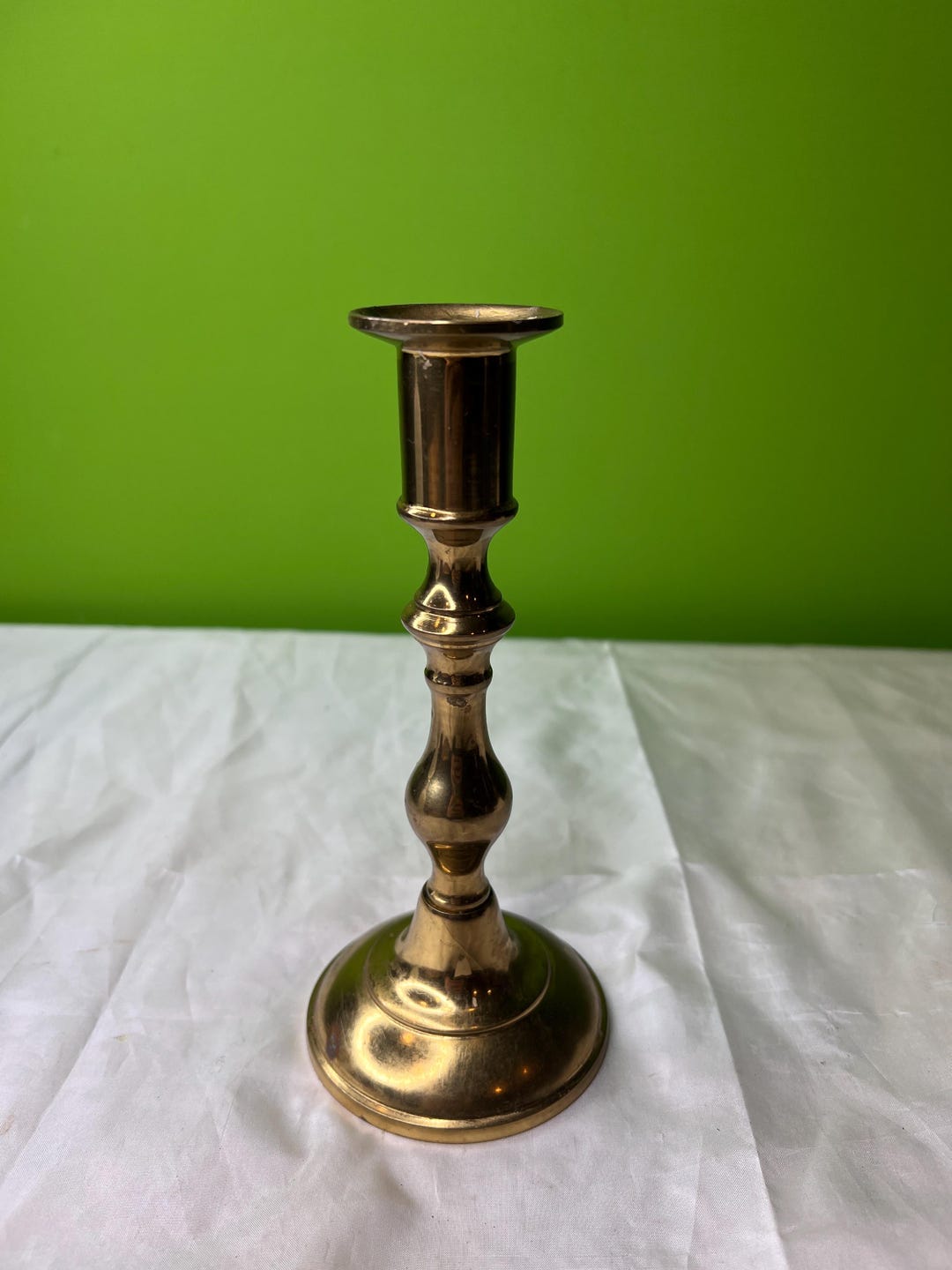 Vintage Valsan Solid Brass Candlestick Holder ~ Made in Portugal - Etsy