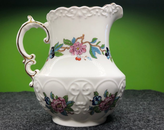 Vintage Porcelain Pembroke Pattern Pitcher by Aynsley Bone China of ...