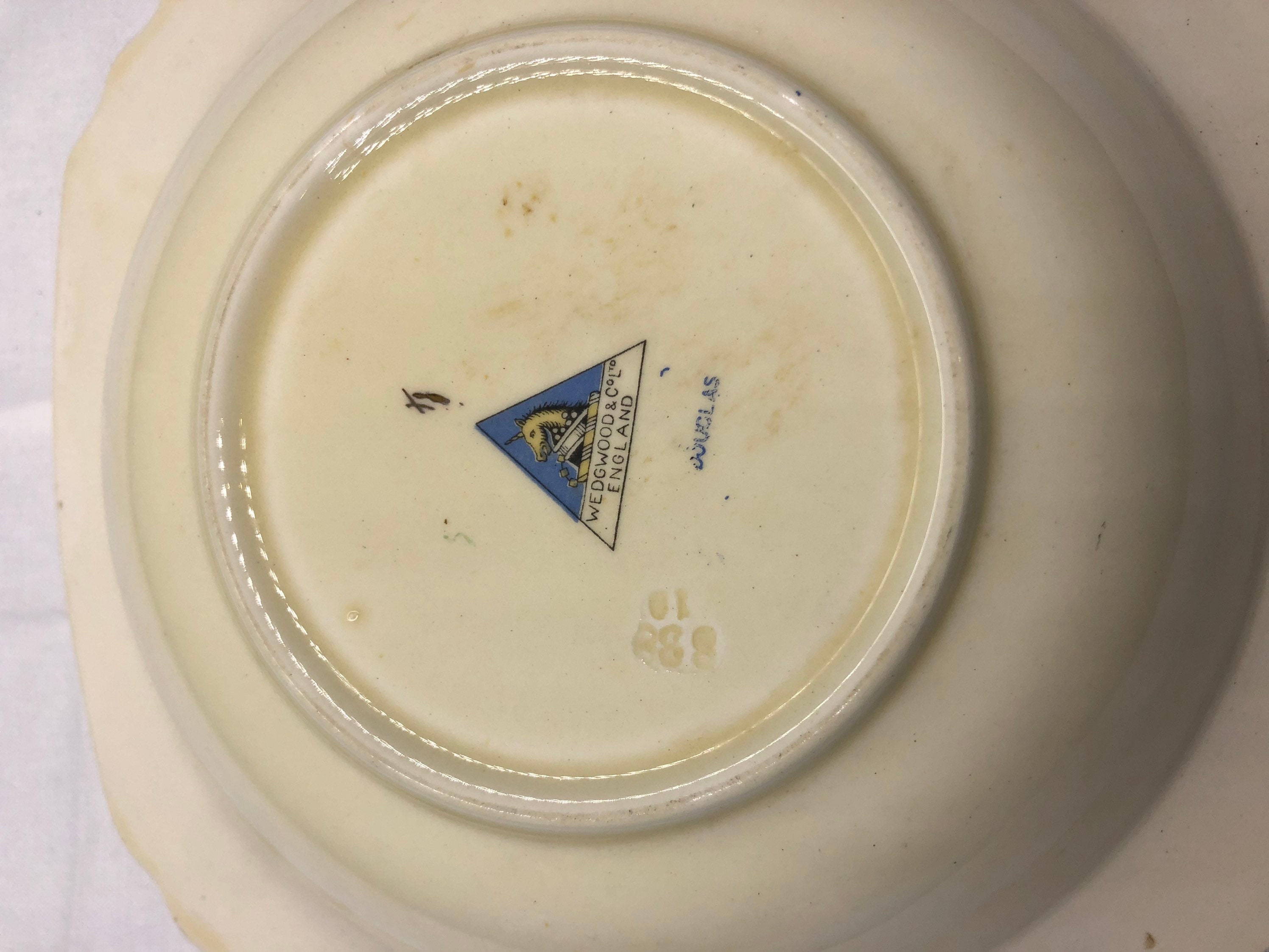 Vintage Enoch Wedgwood and Co Unicorn Mark Douglas 8 1/2 in Bowl ...