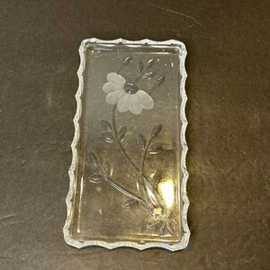 Vintage Princess House Heritage Romance Crystal Glass Floral Vanity ...