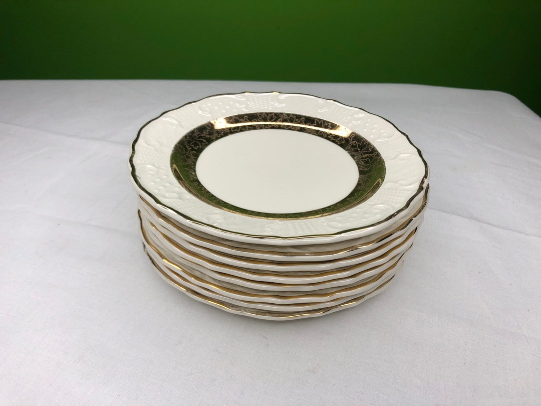 Vintage Washington Colonial China Dessert Bread and Butter Plates Set ...