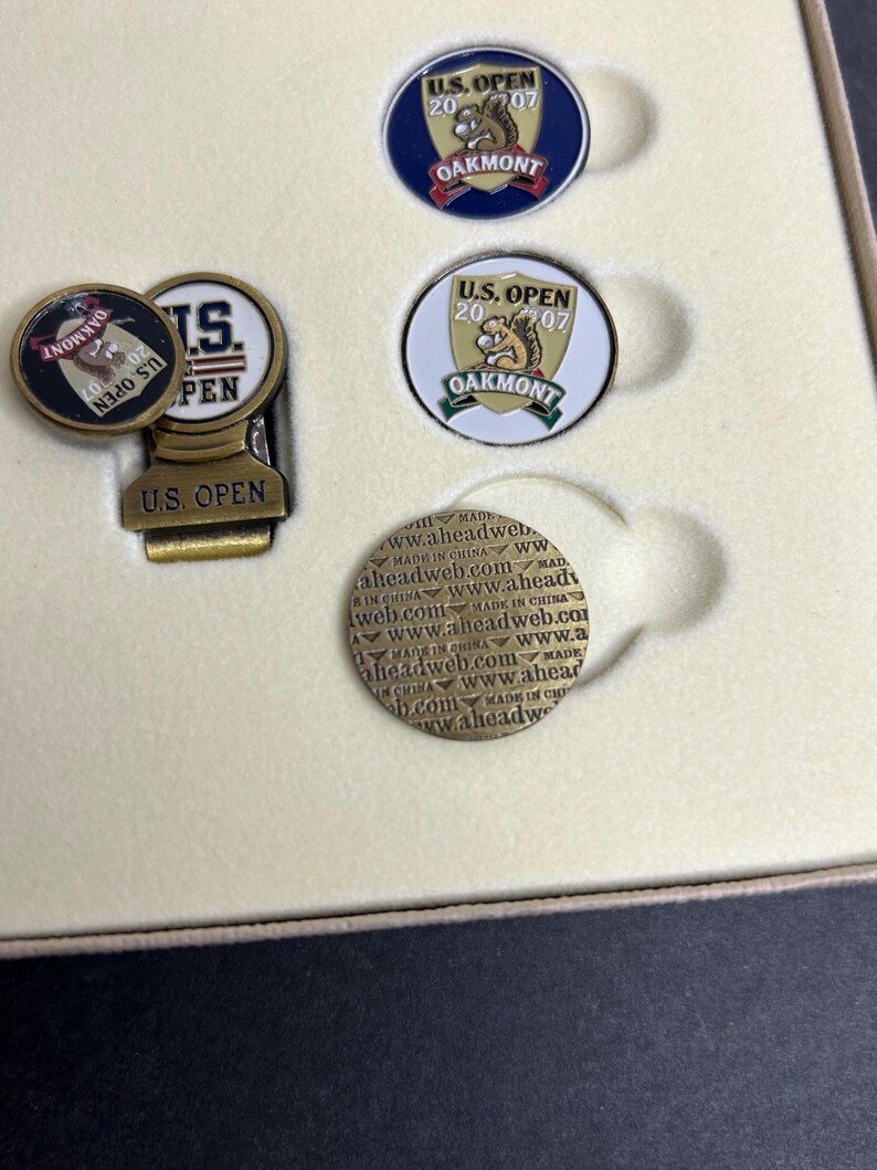 Vintage US Open Oakmont Pittsburgh 2007 Golf Hat Pin Set - Etsy