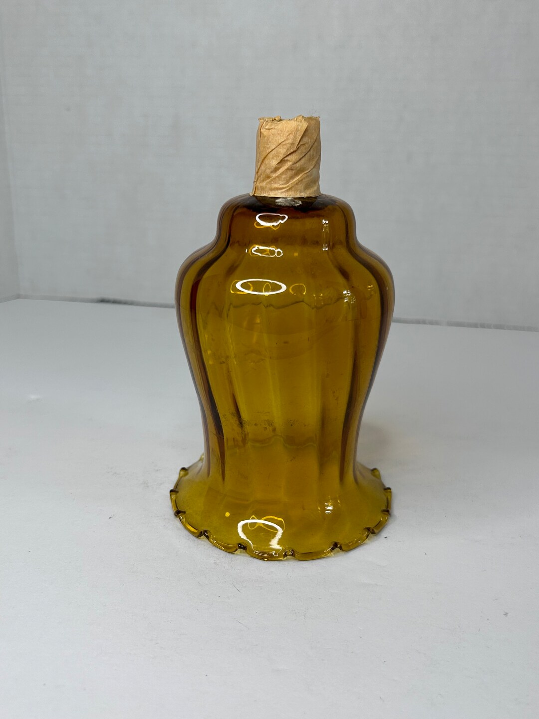 Vintage Amber Gold Homco Flared Ruffle Votive Candleholder - Etsy