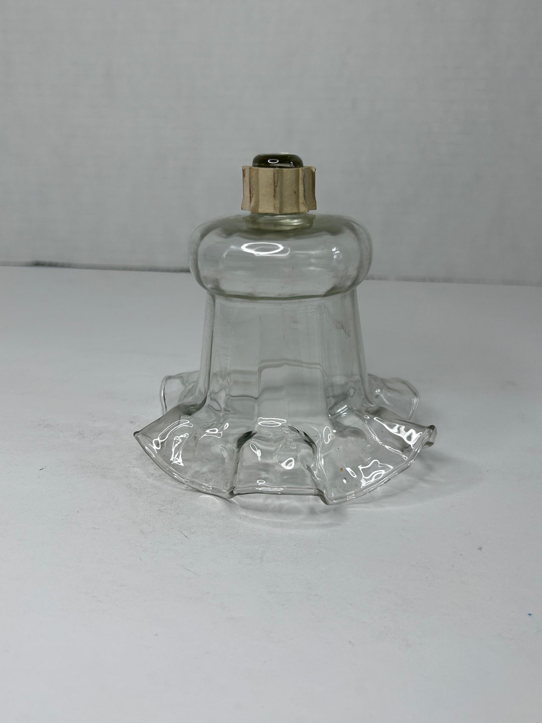 Vintage Clear Flared Tulip Votive Candleholder - Etsy