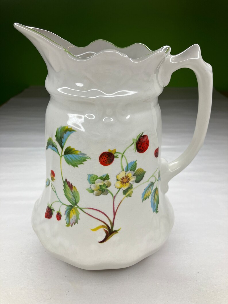Vintage James Kent Fine Ceramic Pitcher Old Foley Staffordshire England ...