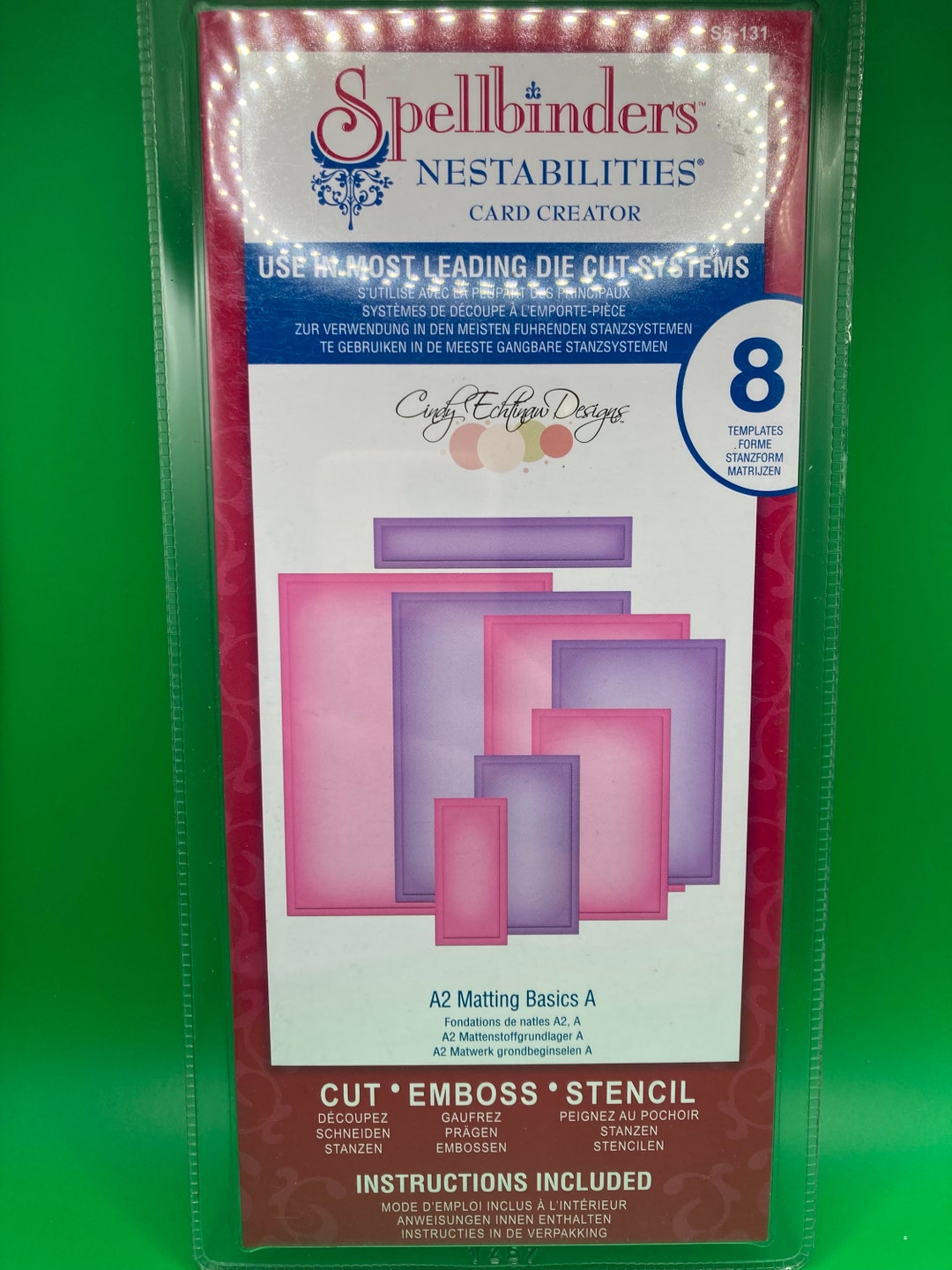 Spellbinders Nestabilities S5131 "a2 Matting Basics A" Cut, Emboss ...