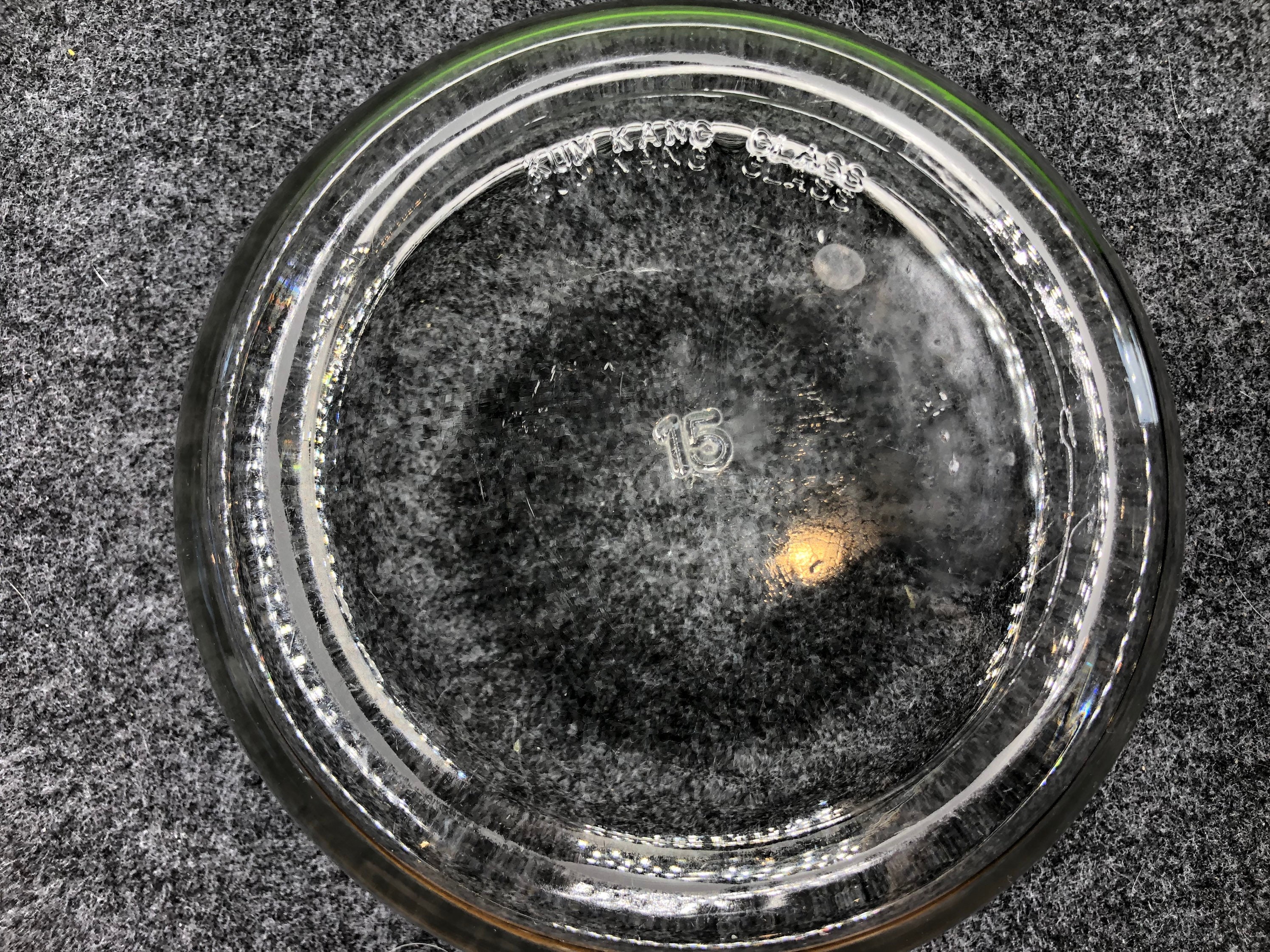 Vintage Kum Kang Class Korean Heavy Clear Glass Cook Bowl - Etsy